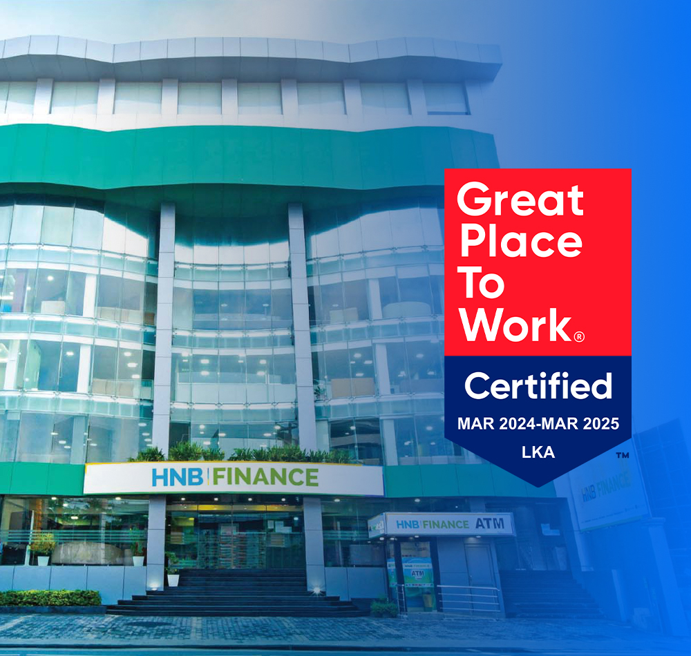 HNB FINANCE PLC achieves Great Place To Work Certification for 2024